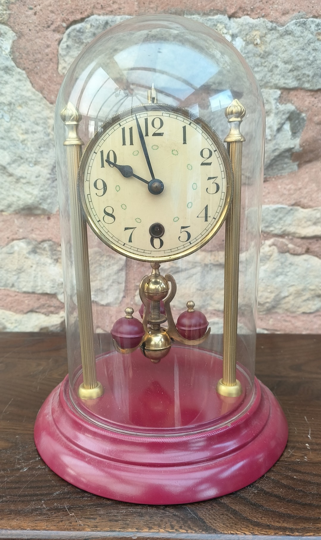 Splendid Antique German 400-day Torsion Clock German Anniversary Clock ...