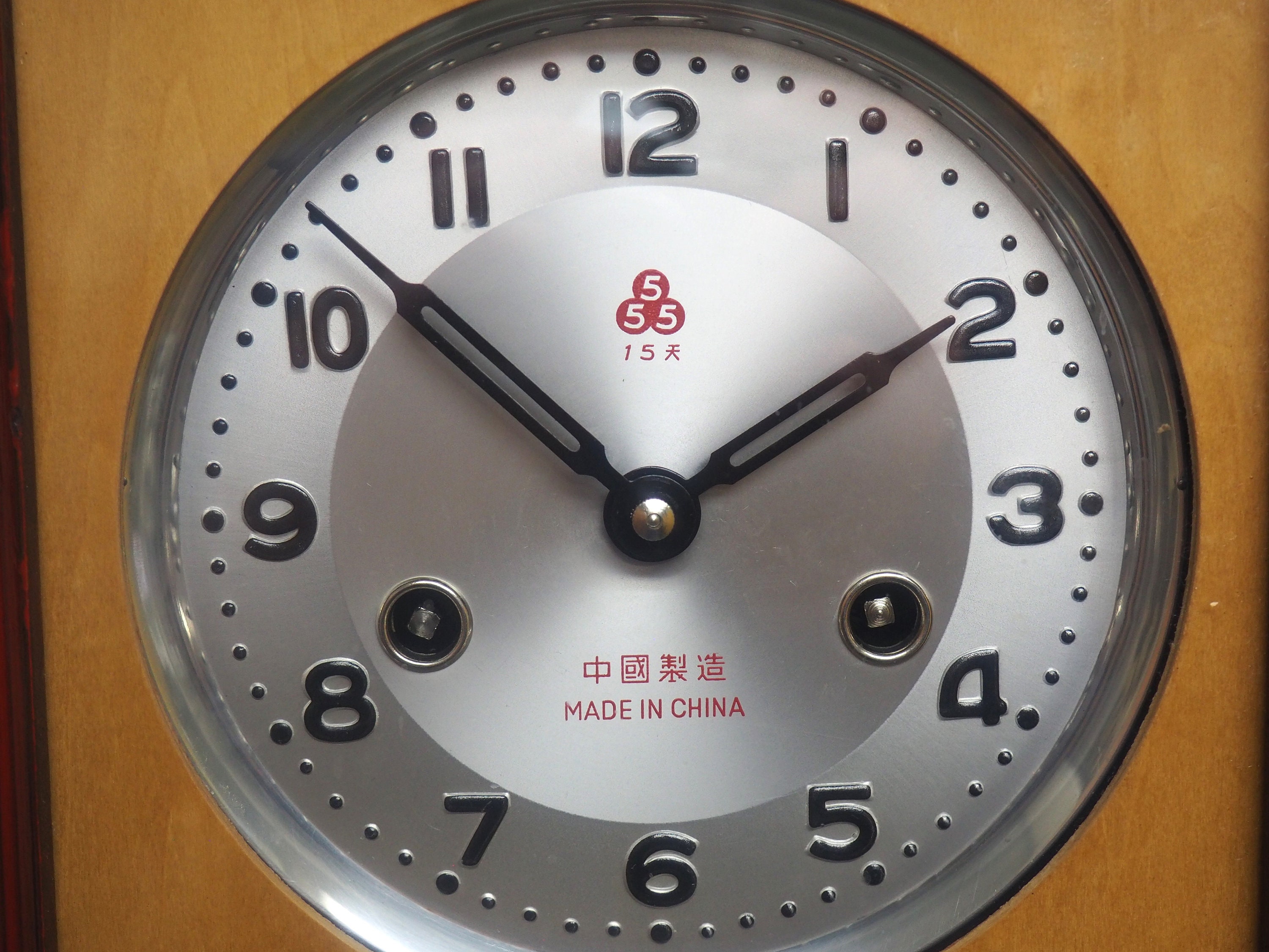 Interesting Antique 555 15-day Wall Clock Art Deco 555 Striking Wall ...