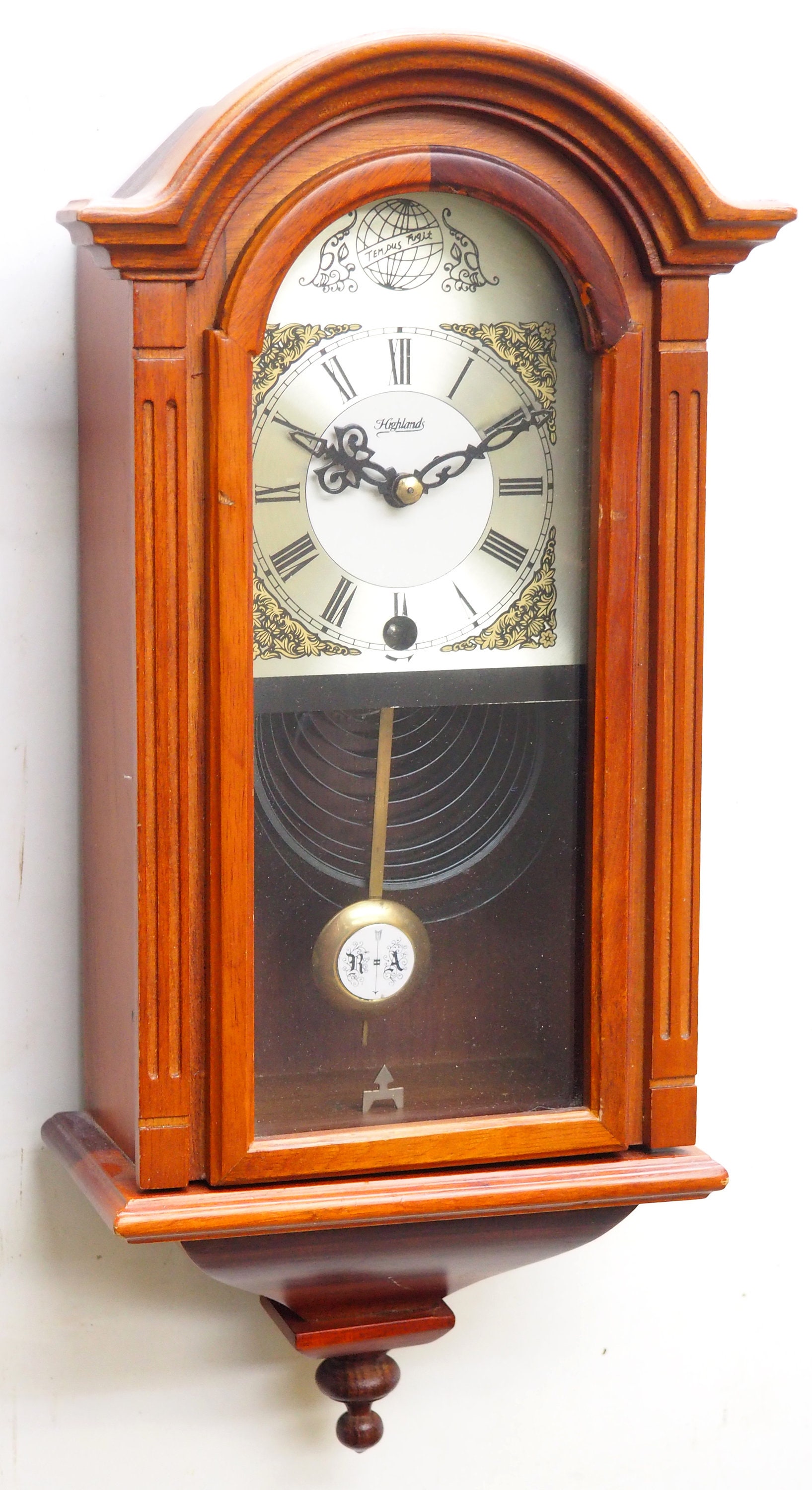 Small Highland Vienna Vintage 8 Day Wall Clock – Quality Vienna Wall ...
