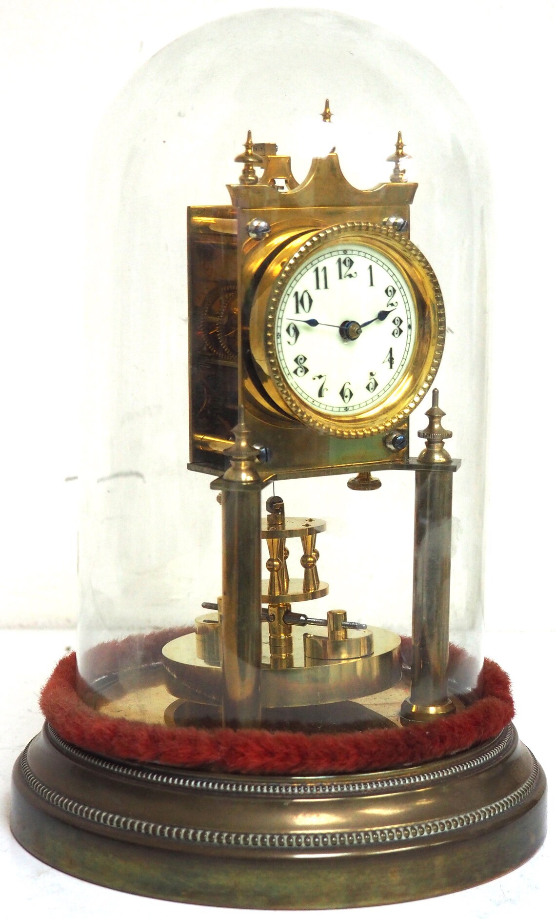 Small Dial 400-day Torsion Clock German Anniversary Clock Mantel Clock ...