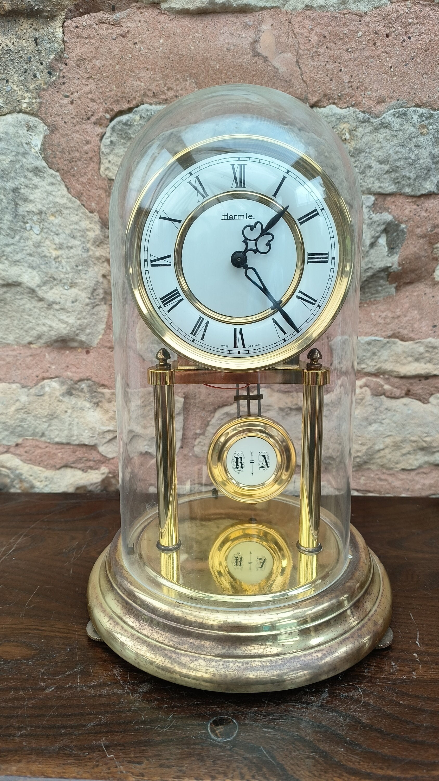 Hermle Torsion Clock German Anniversary Mantel Clock - Etsy