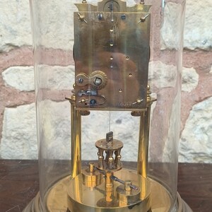 Exquisite Antique German 400-day Torsion Clock German Anniversary Clock ...