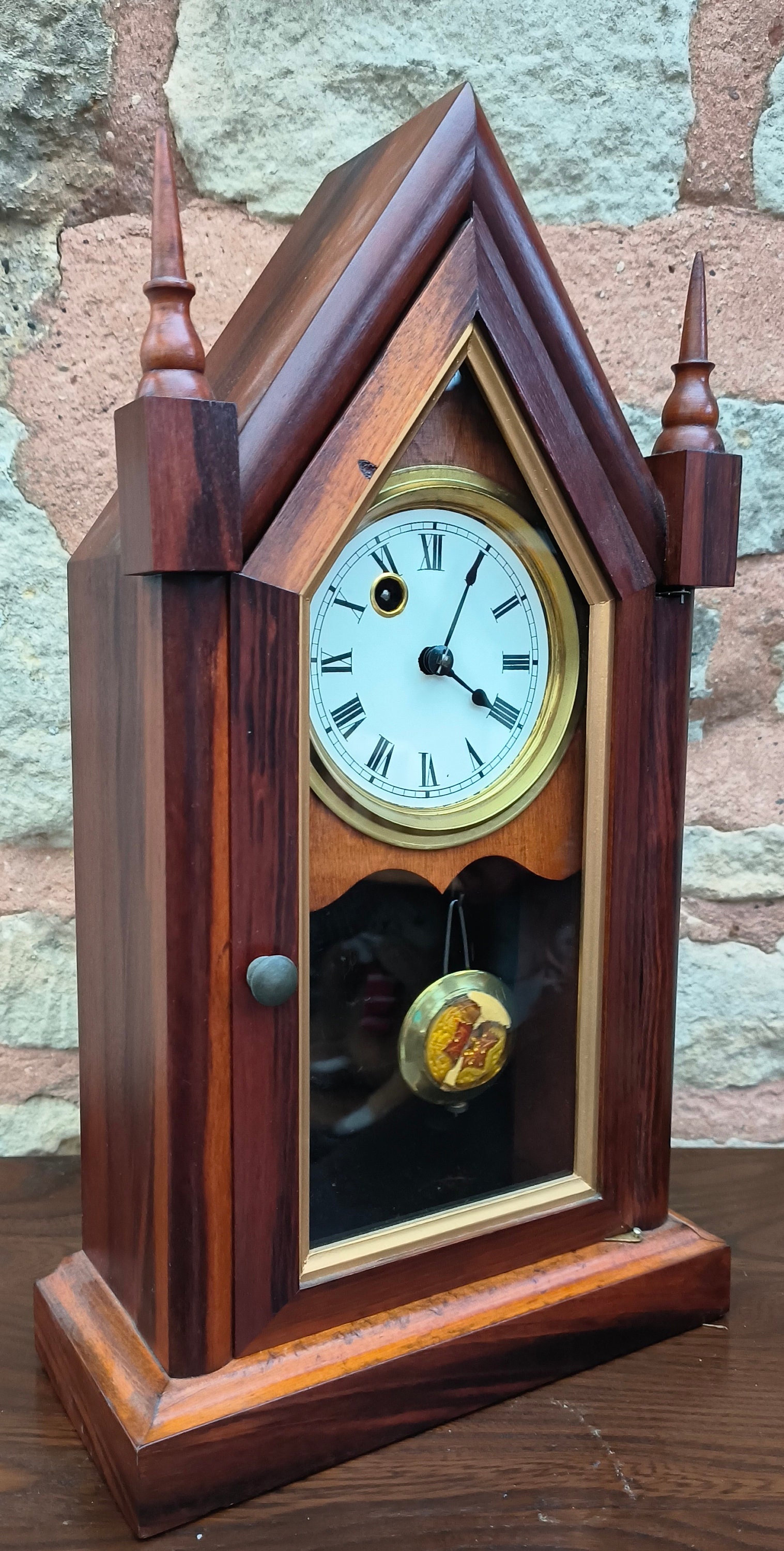 Antique Steeple Shelf Mantel Clock 8-day Striking Mantel Clock - Etsy