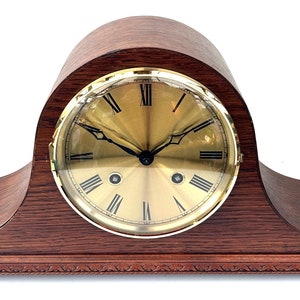 Incredible Napoleon Hat Shaped Mantel Clock Striking 8-day Mantle Clock ...
