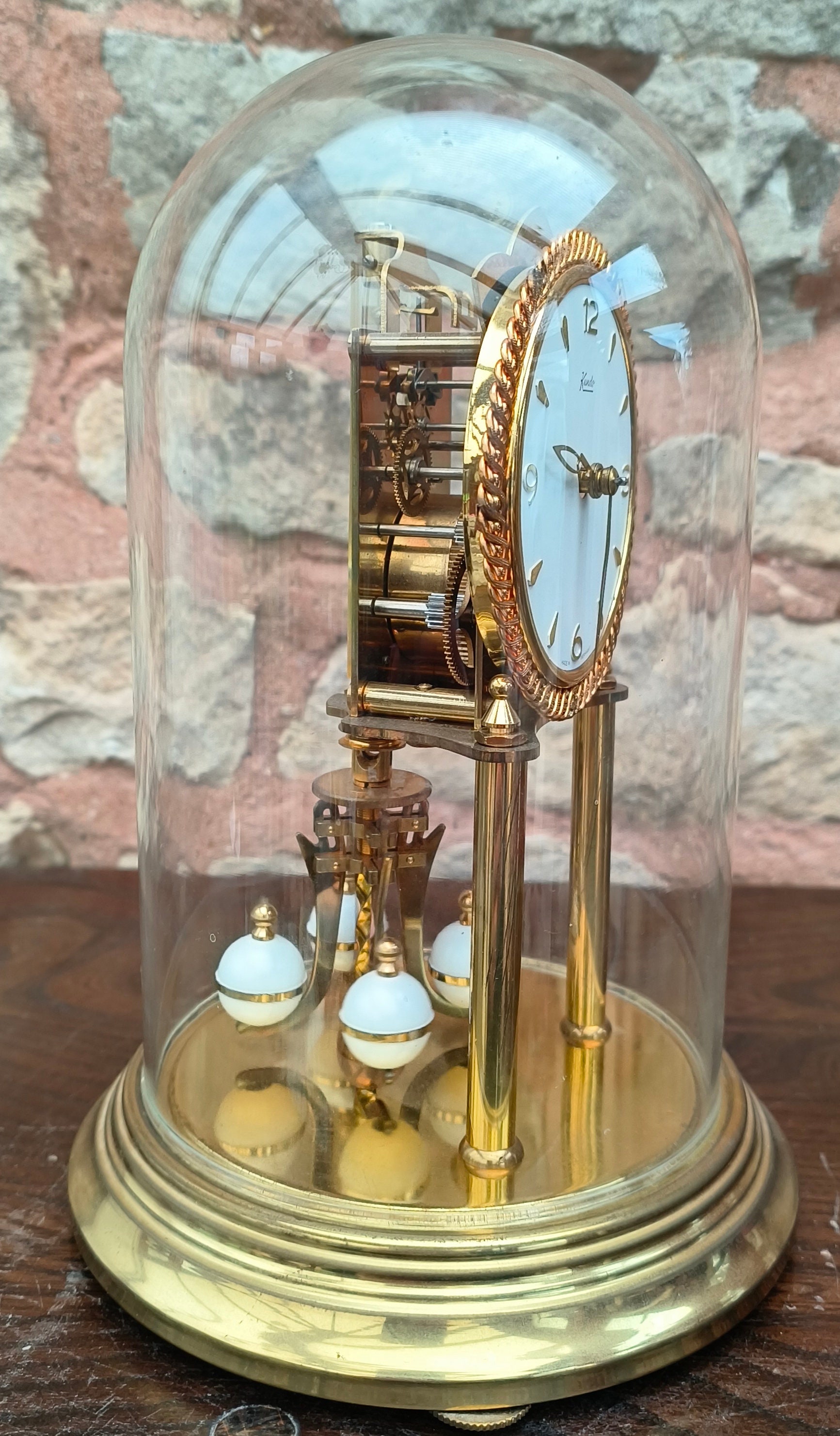 Lovely Vintage Kundo German 400-day Torsion Clock German Anniversary ...