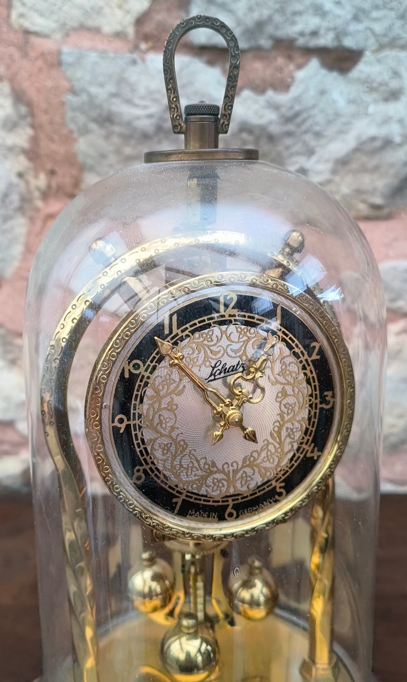 Wonderful Vintage Mini Schatz Torsion Clock German Anniversary Mantel ...