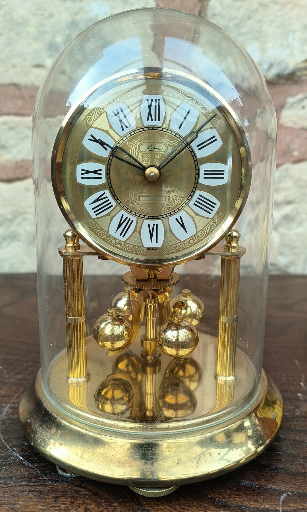 Charming Mini Kein 400-day Torsion Clock German Anniversary Mantel ...
