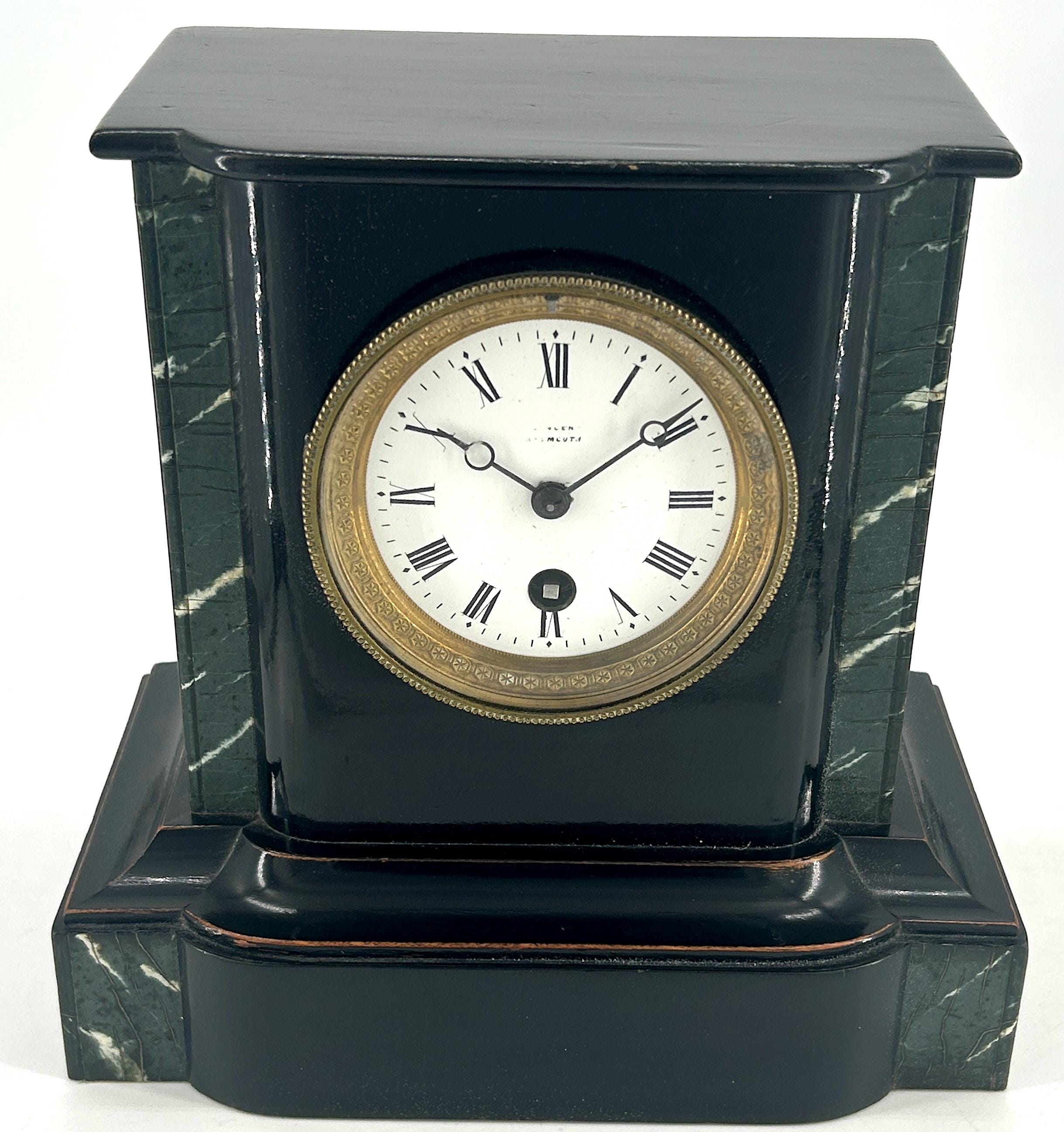 Cute Victorian False Slate Mantle Clock – Ca 1890 - Etsy