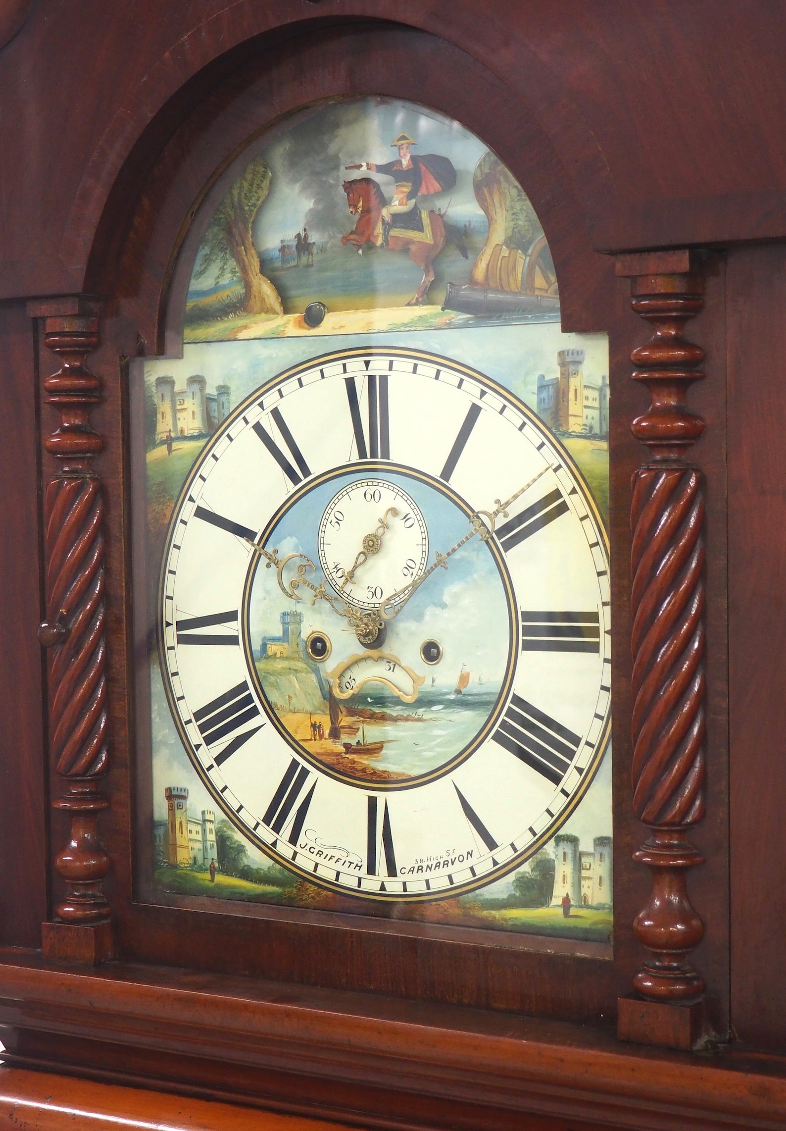 19THC Welsh 8 Day Longcase Clock J Griffith of Carnarvon Automation ...