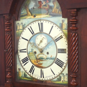 19THC Welsh 8 Day Longcase Clock J Griffith of Carnarvon Automation ...