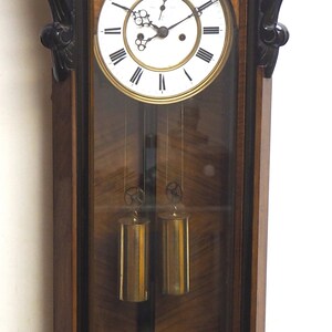 Fine Victorian 8-day Wall Clock – Antique Striking Vienna Wall Clock - Etsy