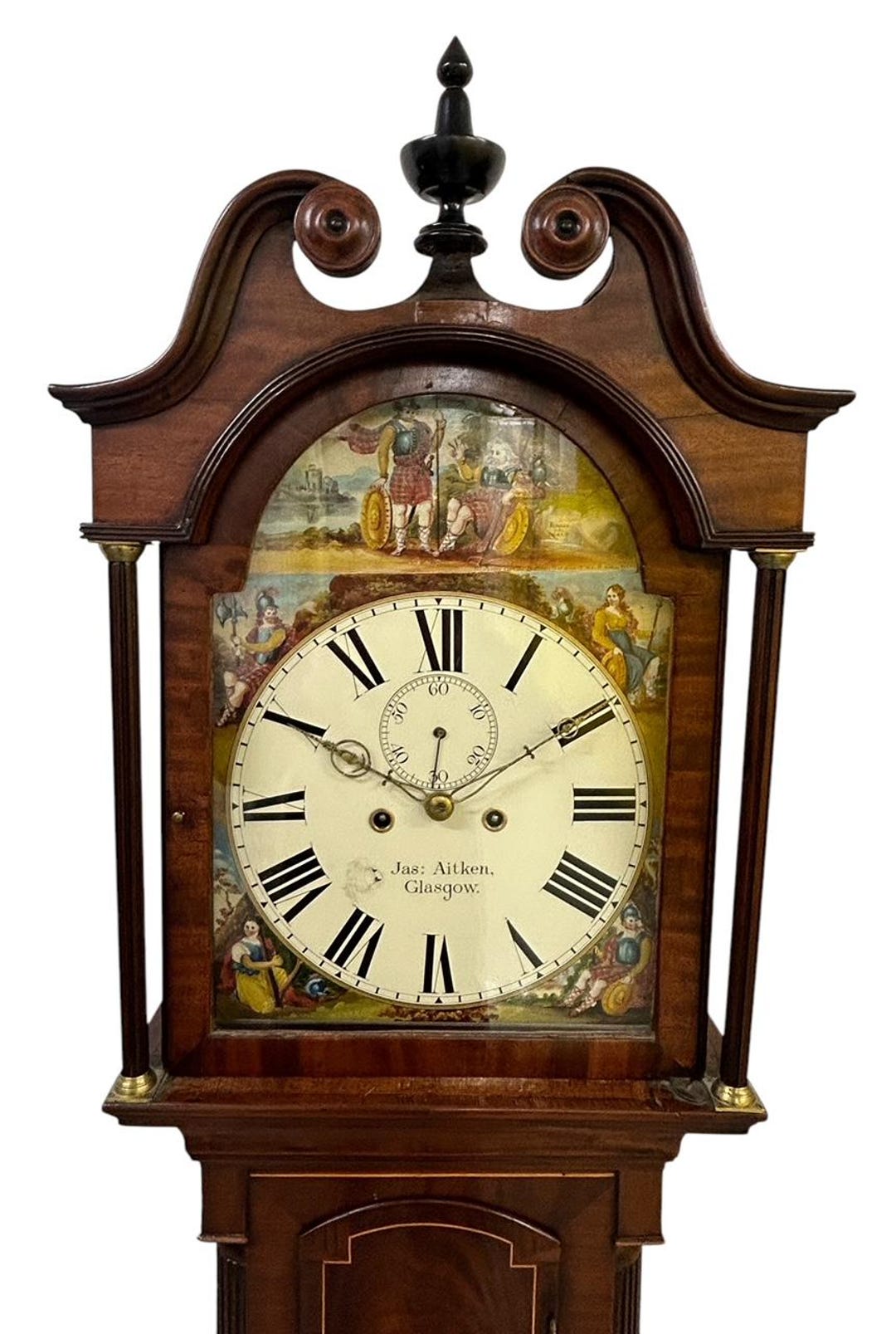 Antique Scottish Grandfather Mahogany Longcase Clock – Ca 1835 - Etsy