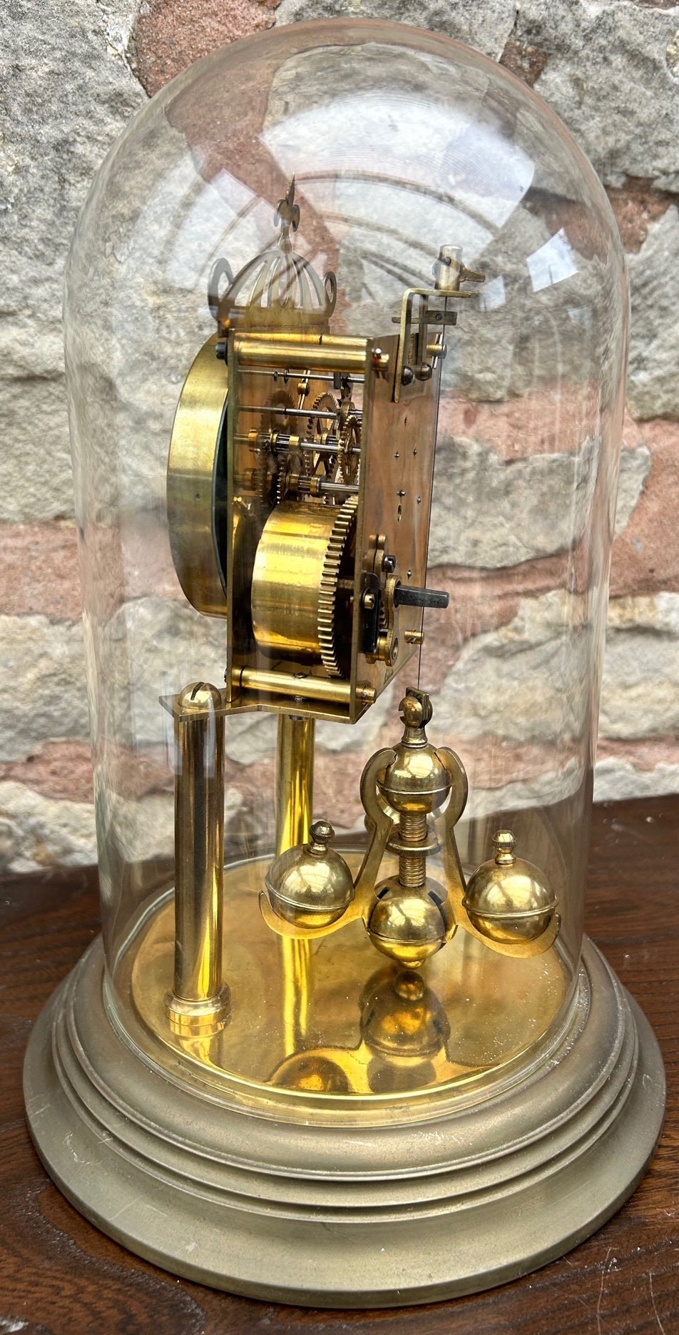 Rare German 400-day Torsion Clock German Anniversary Clock Mantel Clock ...