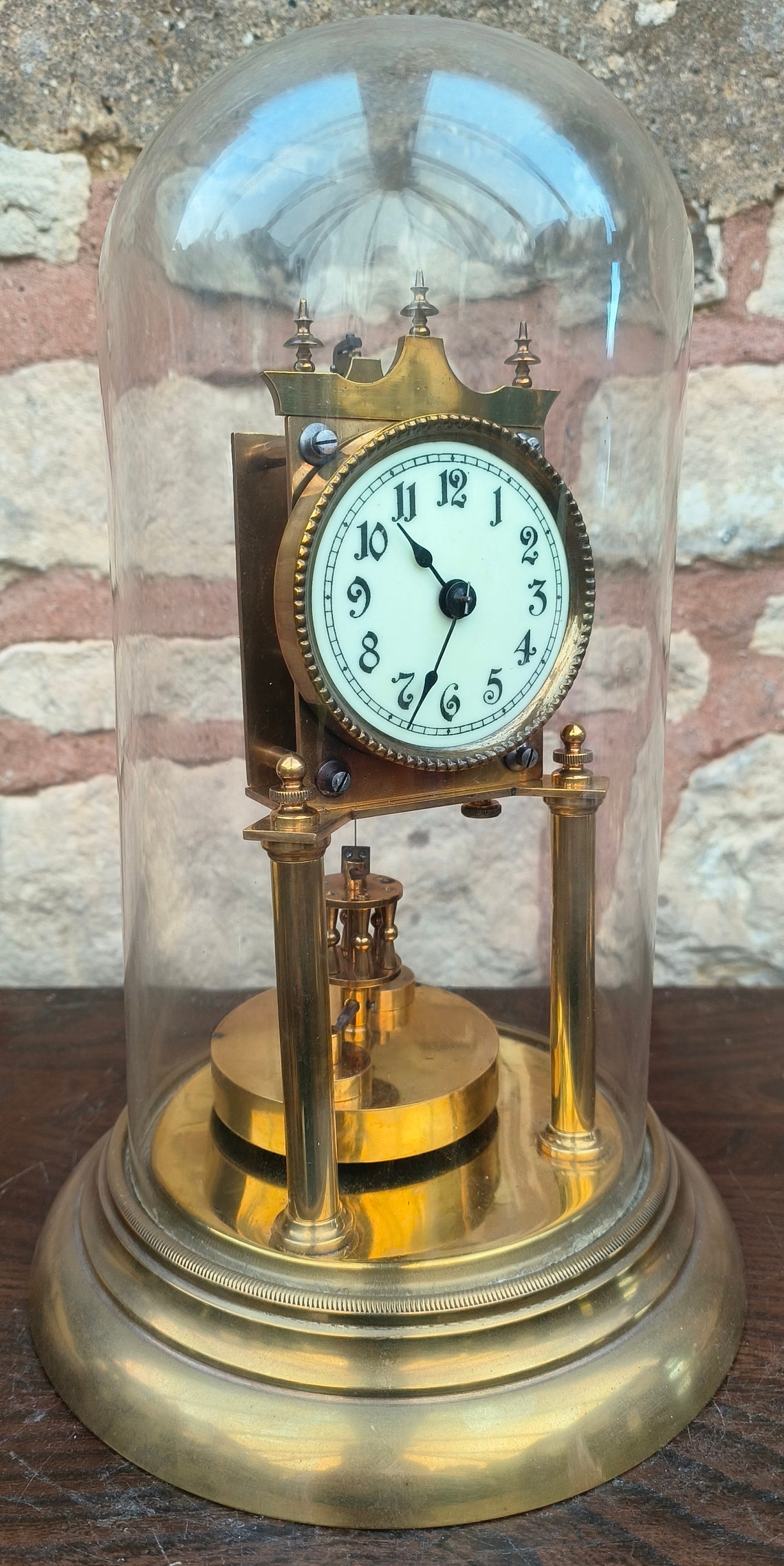 Exquisite Antique German 400-day Torsion Clock German Anniversary Clock ...