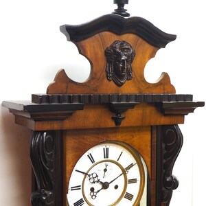 Fine Victorian 8-day Wall Clock – Antique Striking Vienna Wall Clock - Etsy