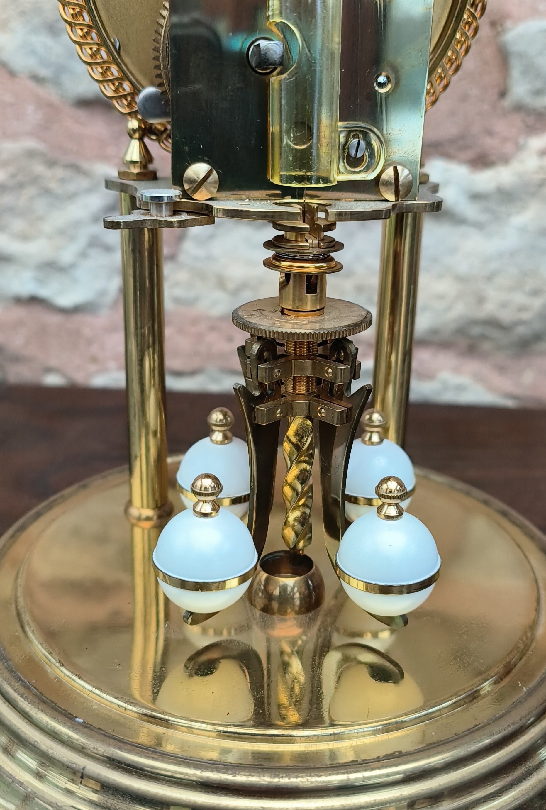 Lovely Vintage Kundo German 400-day Torsion Clock German Anniversary ...