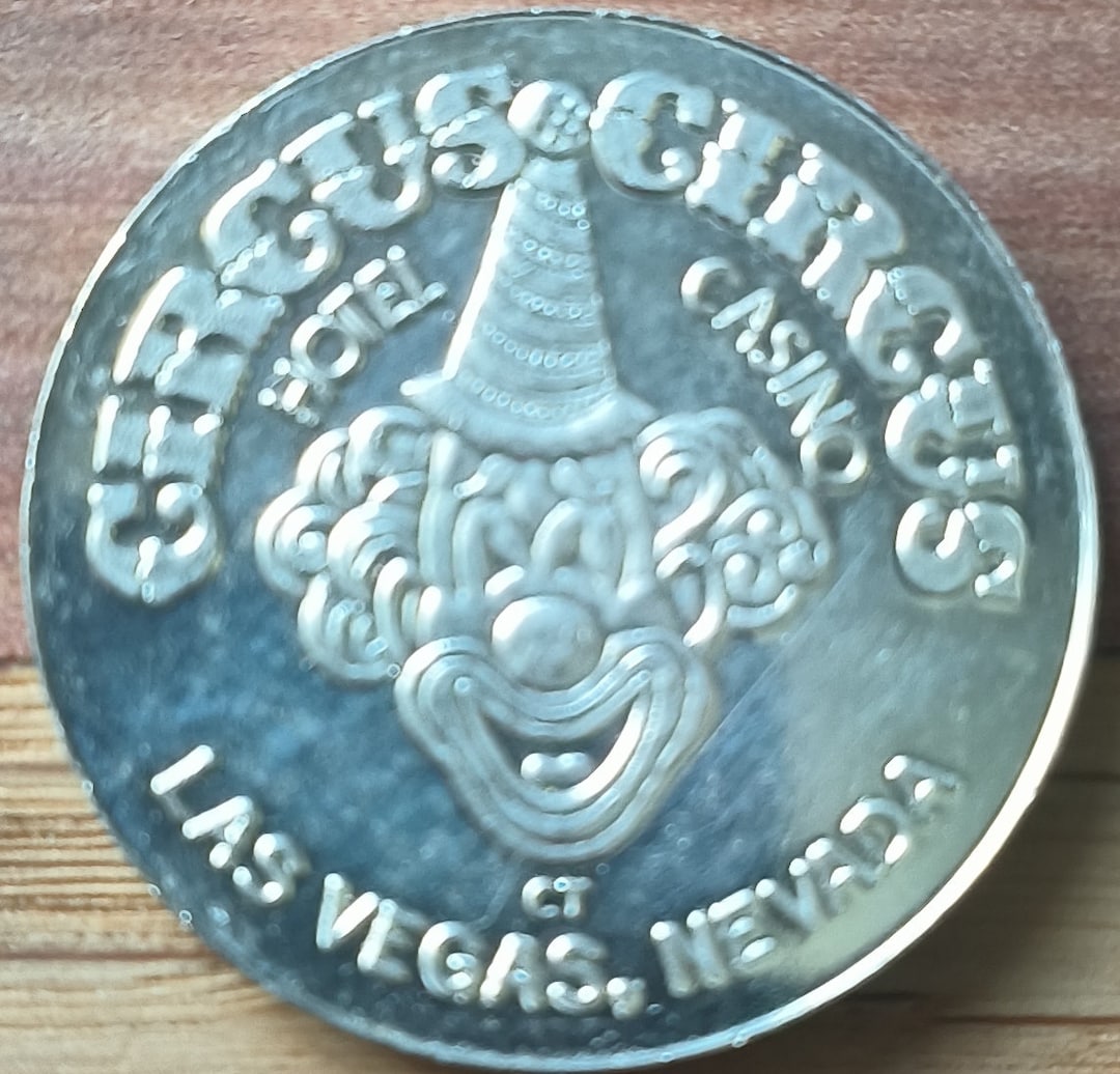 Circus Circus Las Vegas Nevada Silver Coin Gaming Token 19g - Etsy