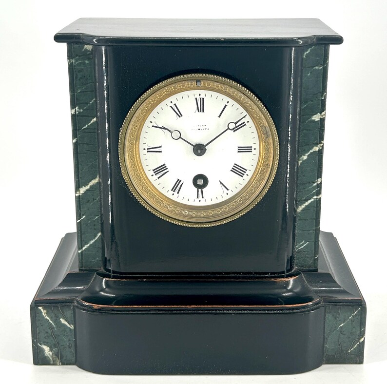 Cute Victorian False Slate Mantle Clock – Ca 1890 - Etsy