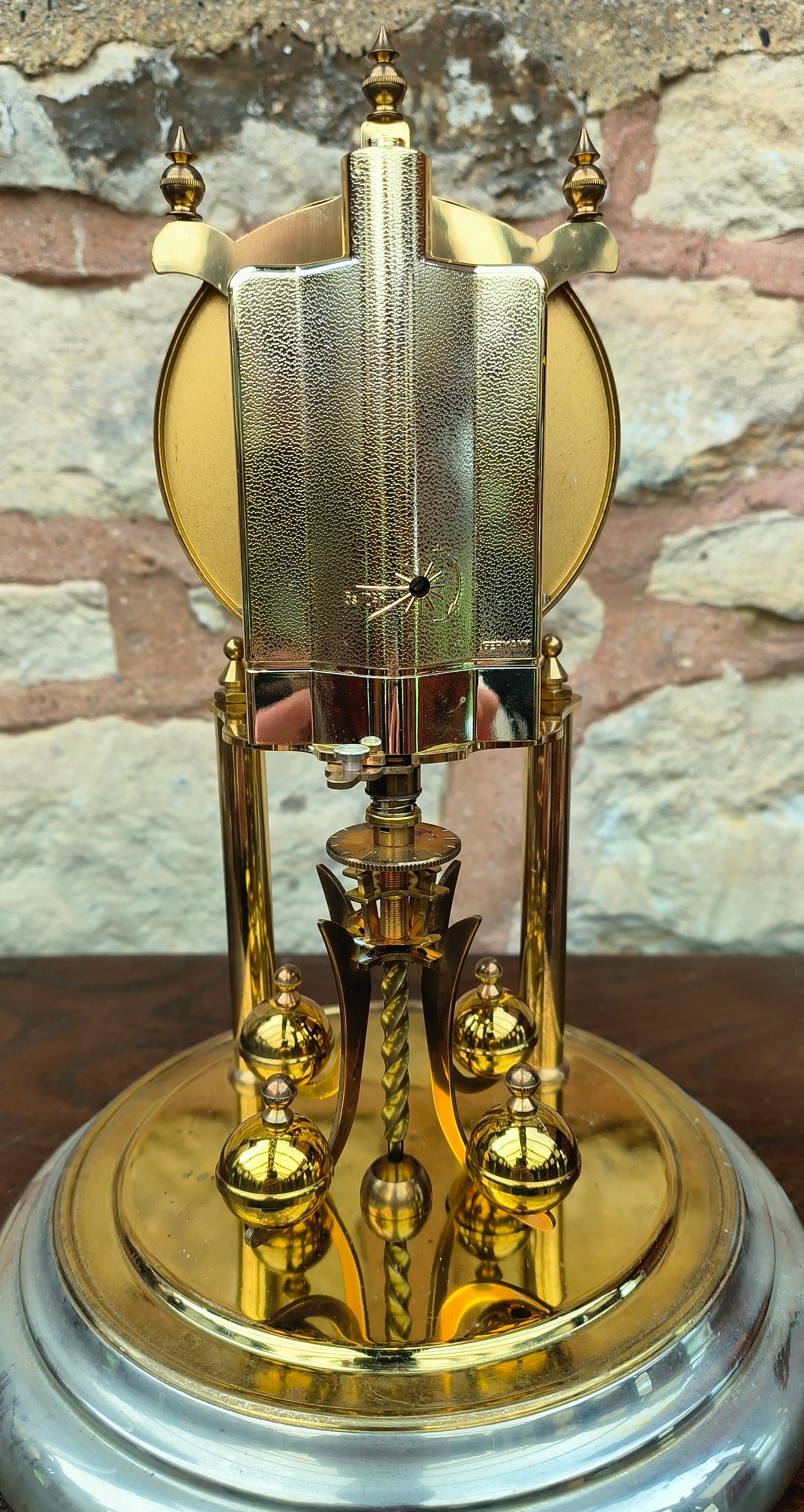 Quaint Kundo German 400-day Torsion Clock German Anniversary Clock ...