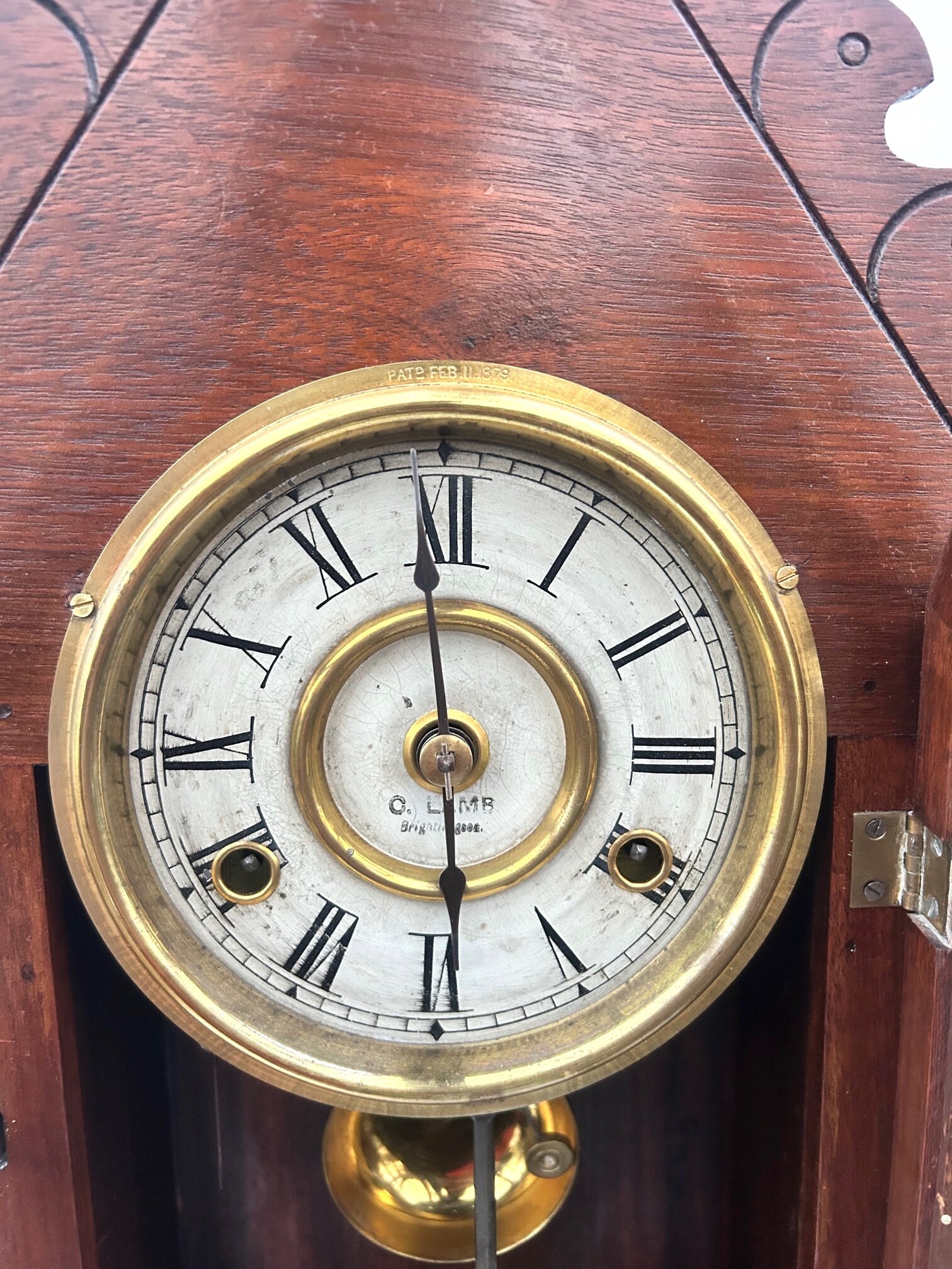 Super Rare American Gingerbread Mantel Clock Antique 8 Day Striking ...