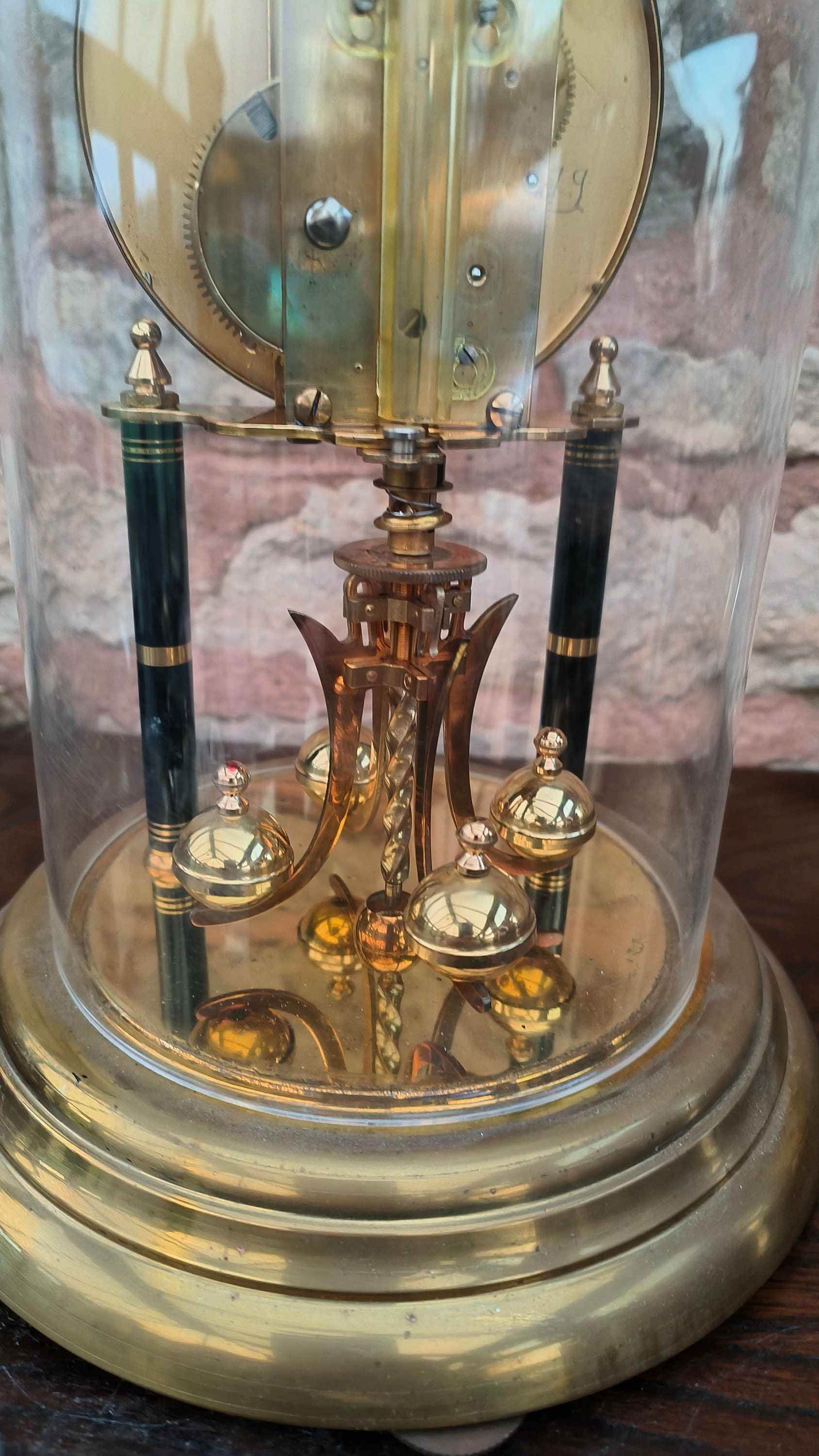 Extra Fantastic 400-day Torsion Clock German Anniversary Clock Vintage ...