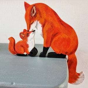 Fox Door Corner Wooden Decoration,wooden Fox Logo Door Top,wooden Fox ...