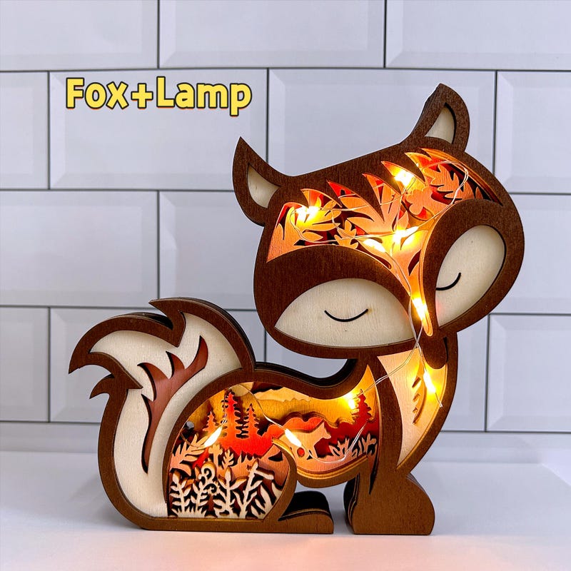Fox Lamp - Etsy