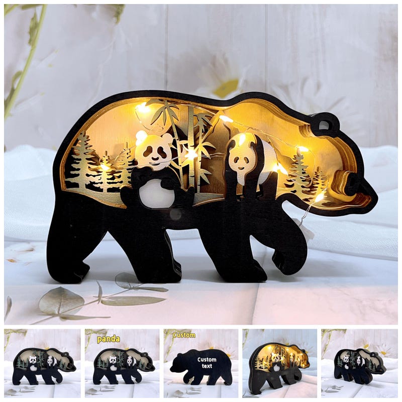 Red Pandas at Night - Etsy