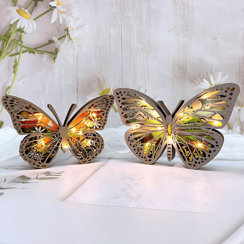 Wooden Butterfly - Etsy