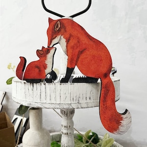 Fox Door Corner Wooden Decoration,wooden Fox Logo Door Top,wooden Fox ...