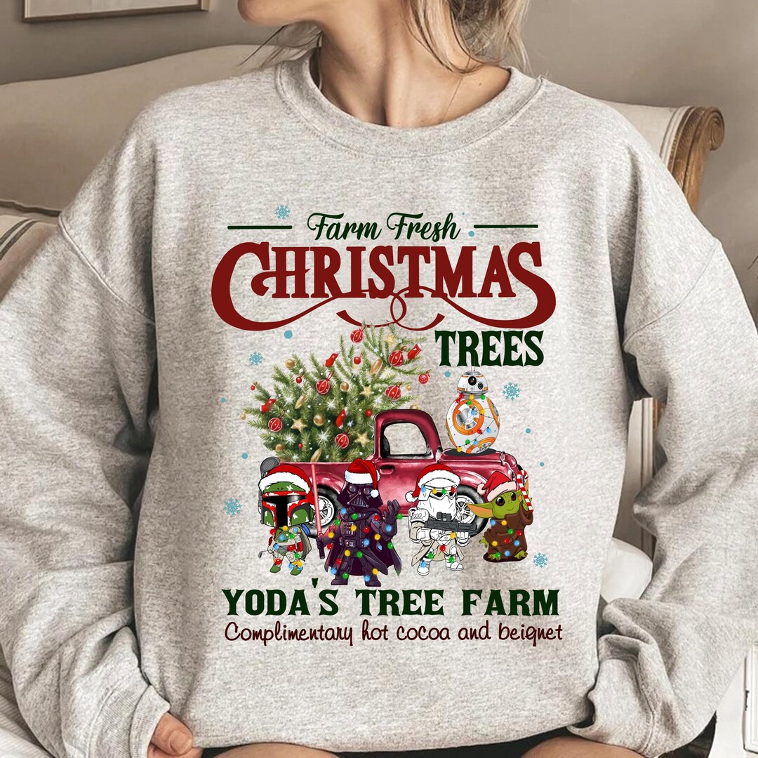 Star Wars Trees Farm Png, Retro Disney Farm Fresh Christmas Tree Png ...