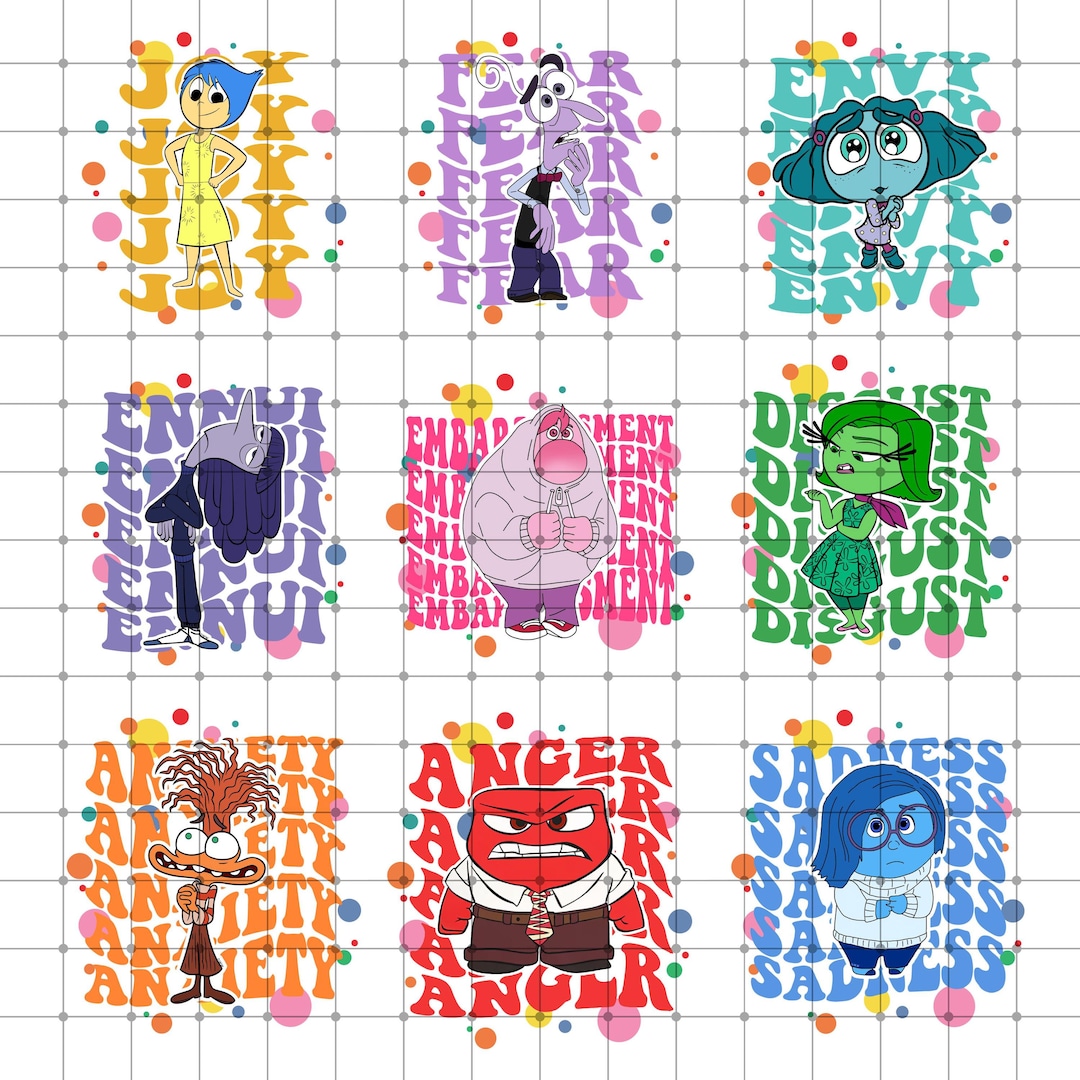 Personajes De Inside Out 2 Png, Está Bien Sentir Todas Las Sensaciones ...
