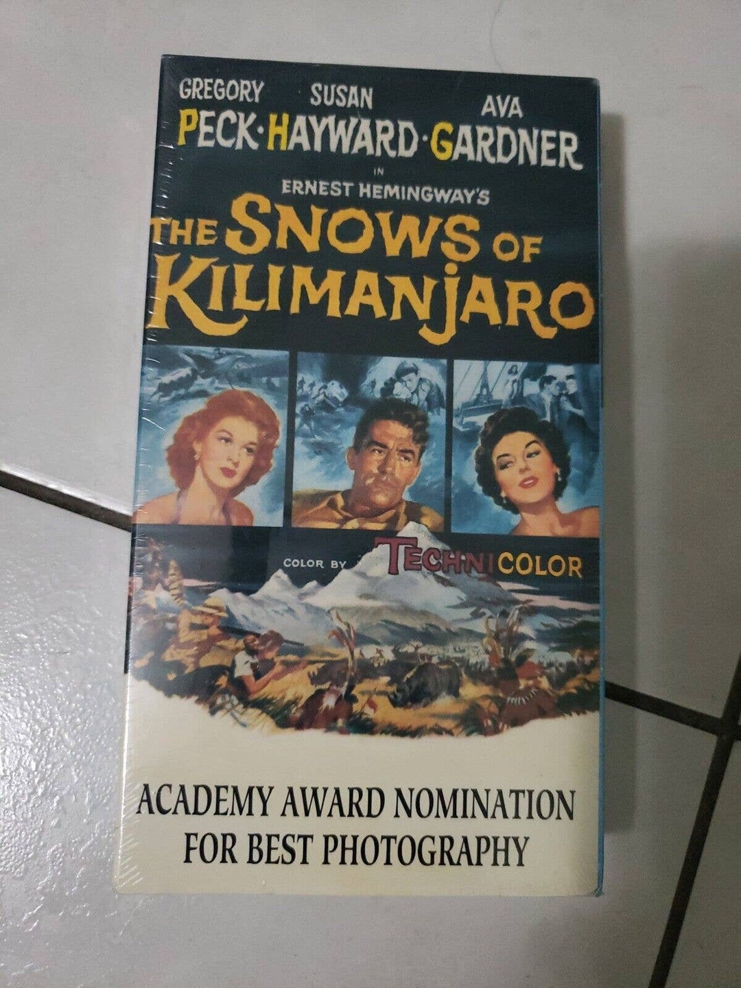 The SNOWS of KILIMANJARO VHS 1993 Alpha Video Gregory Peck New, Sealed ...