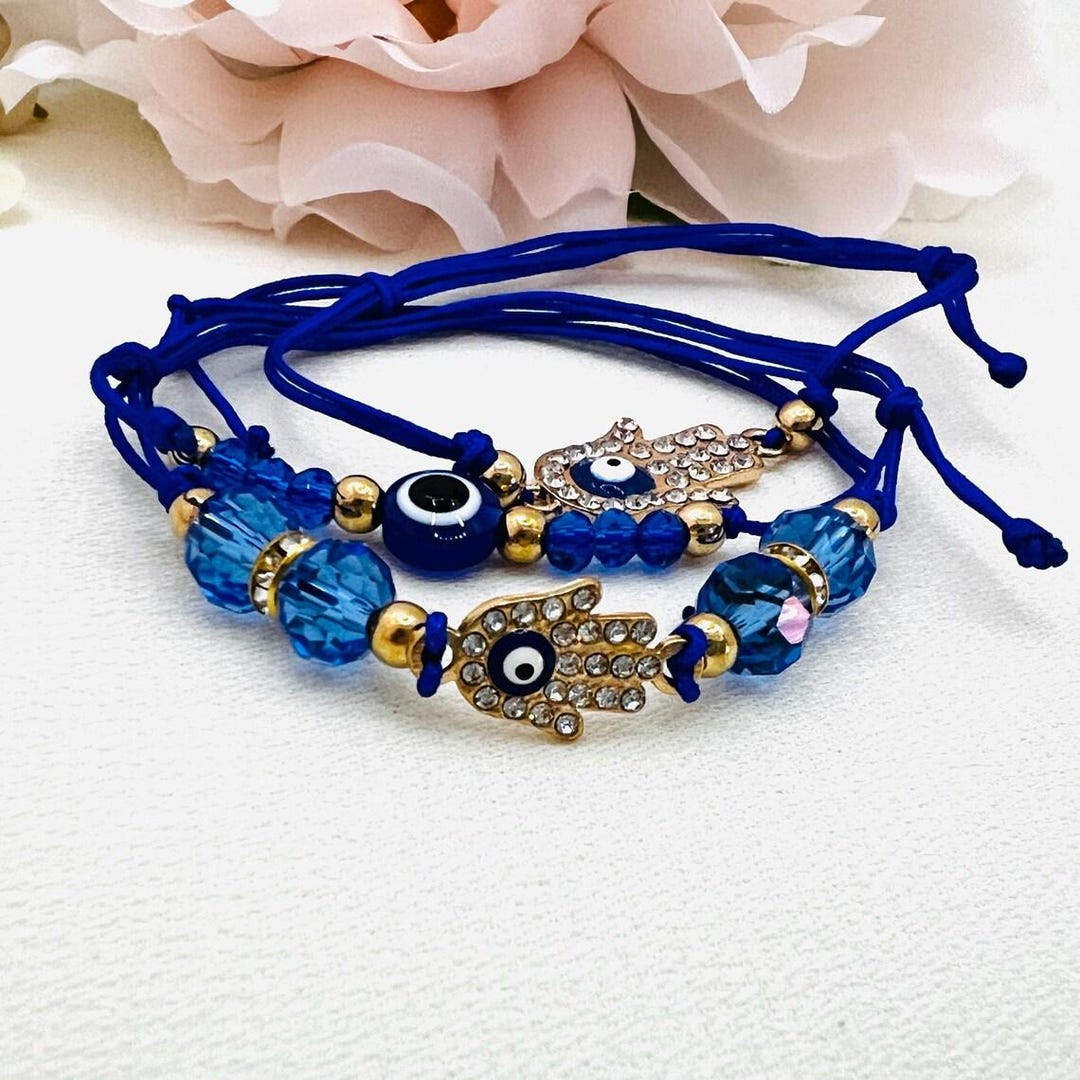 Evil Eye & Hamsa Hand Bracelets, Islamic Gifts, Muslim Jewellery ...