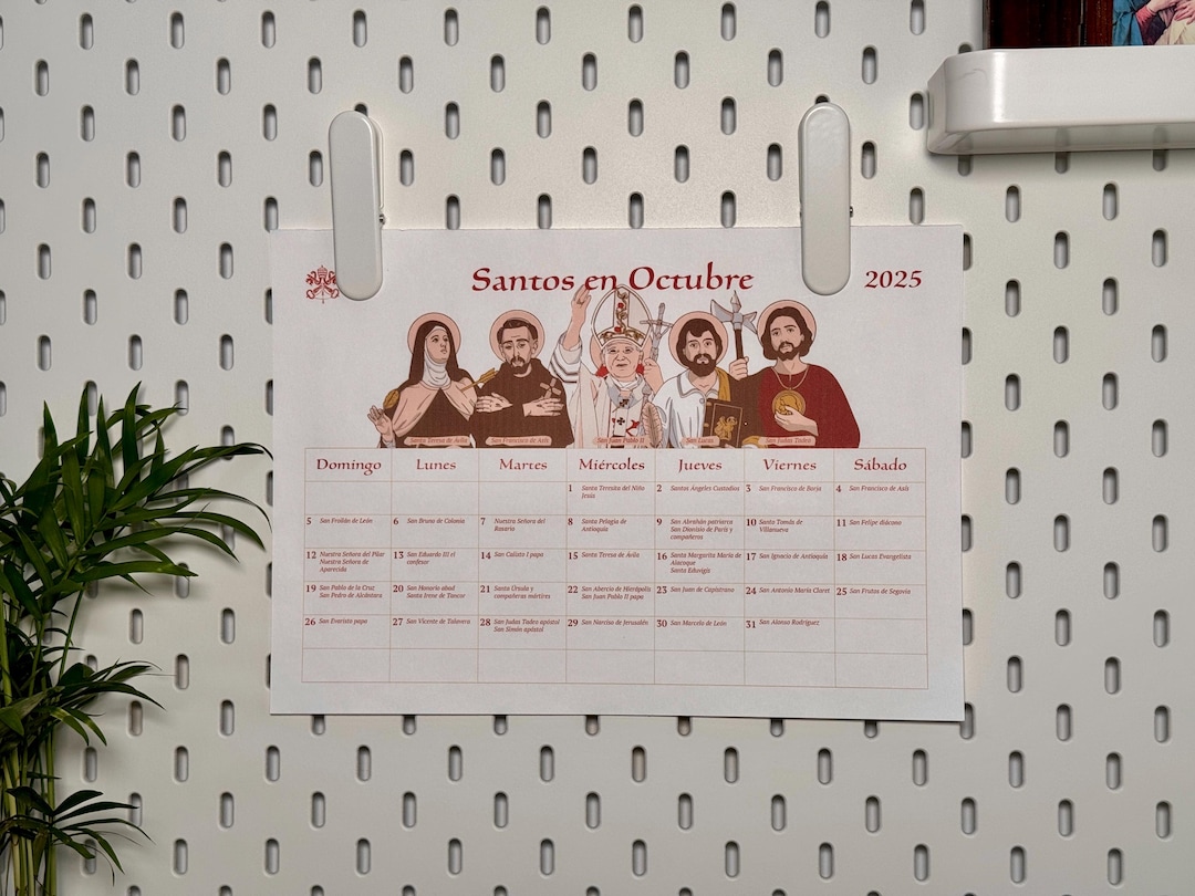 2025 Catholic Saints Digital Calendar | Celebrate the Saint of Each Day ...