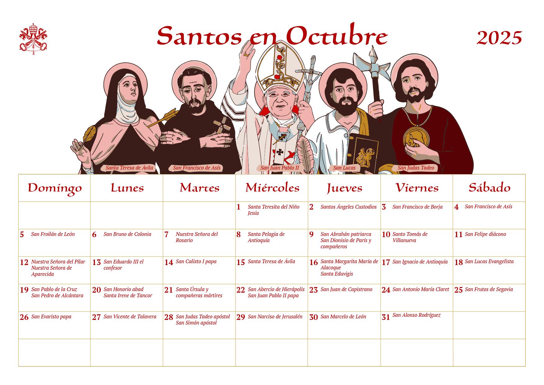 2025 Catholic Saints Digital Calendar | Celebrate the Saint of Each Day ...