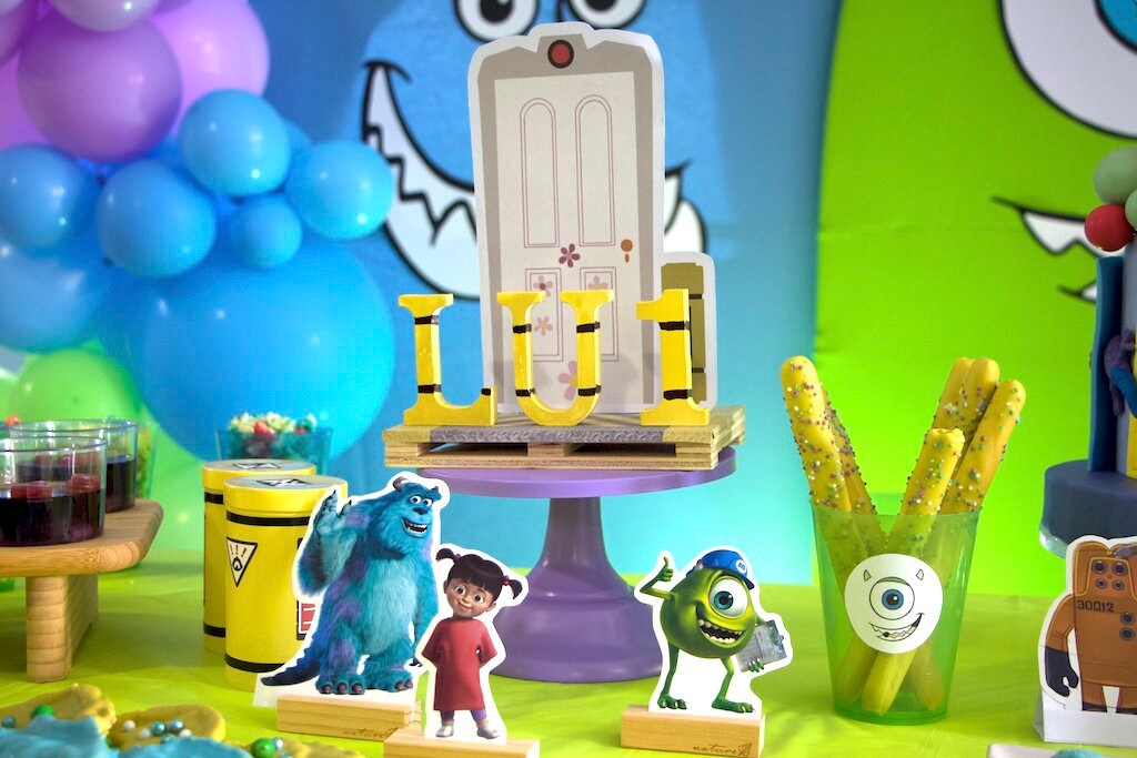 Monsters, Inc. Characters: Tabletop Party Decorations - Etsy