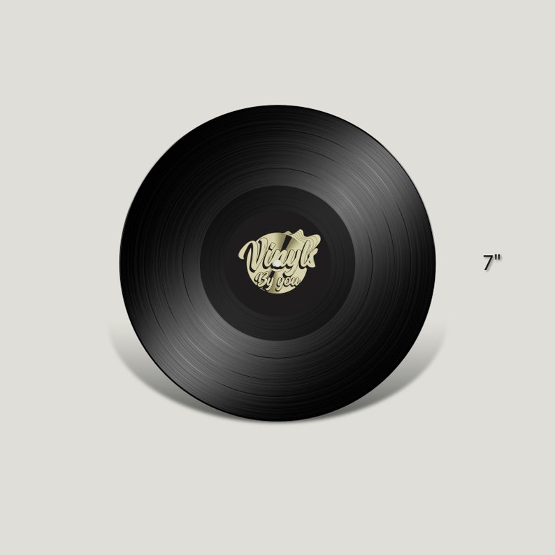 7'' Custom Vinyl Record Anniversary Gift, Gift for Music Lovers ...