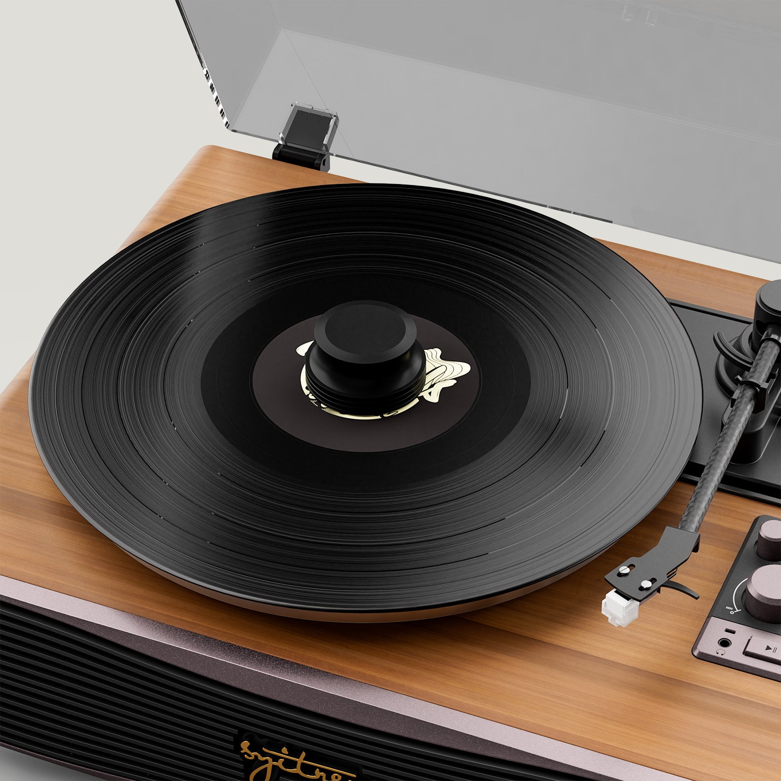 Black Aluminum Record Weight Record Stabilizer 500g Turntable Weight ...