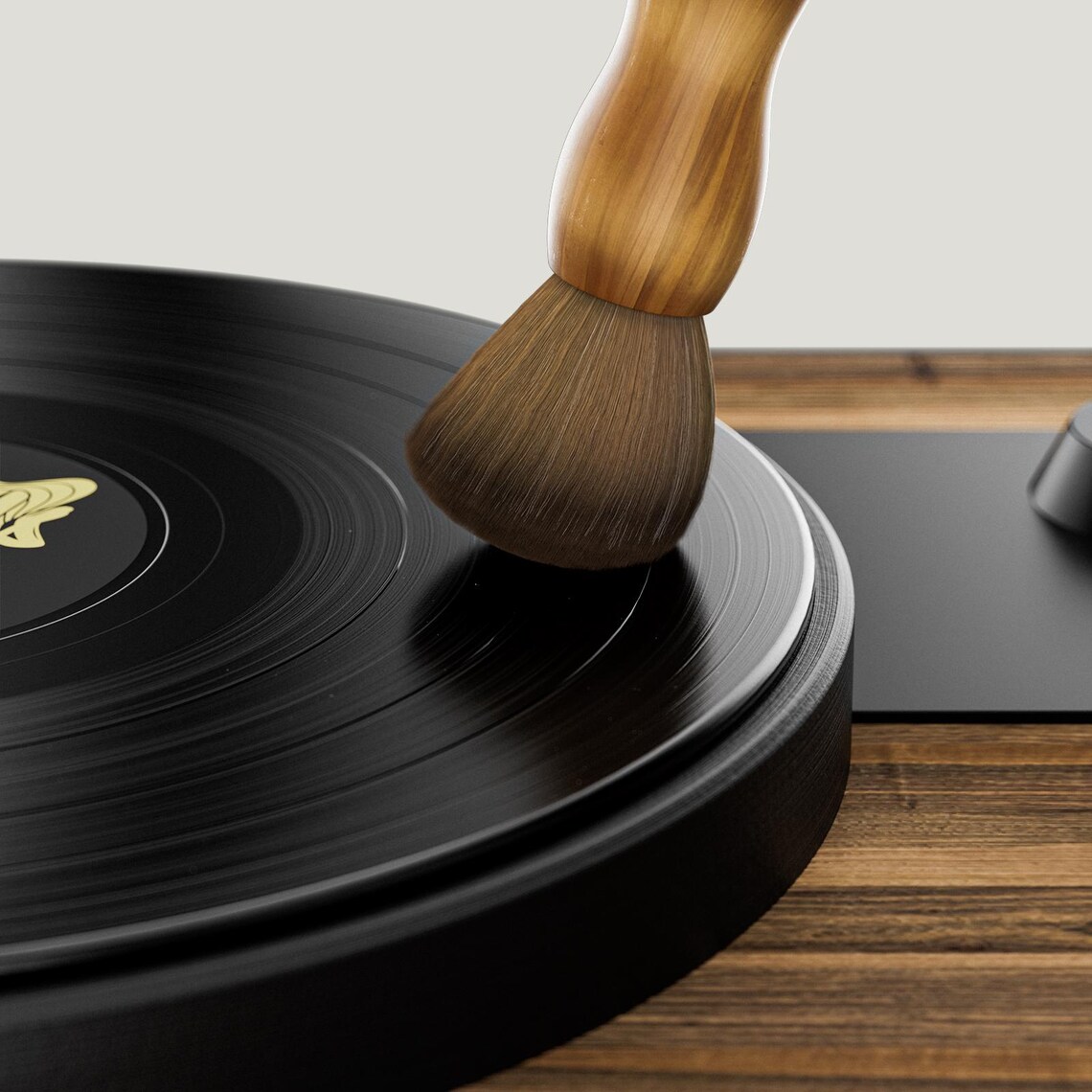 Vinyl Record Cleaning Kit W/ Anti-static Dust + Record + Stylus Brushes ...