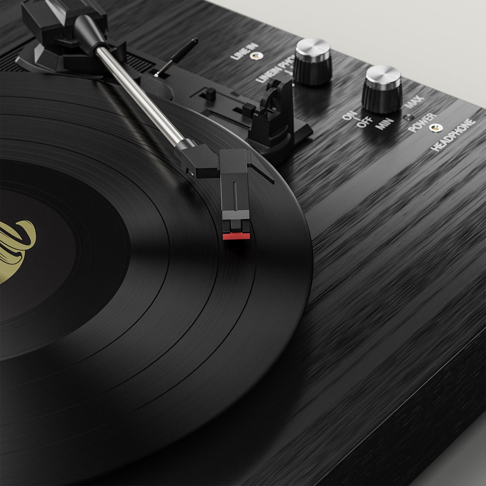 Vintage Vinyl Record Player With Built-in Speakers: Bluetooth Turntable ...