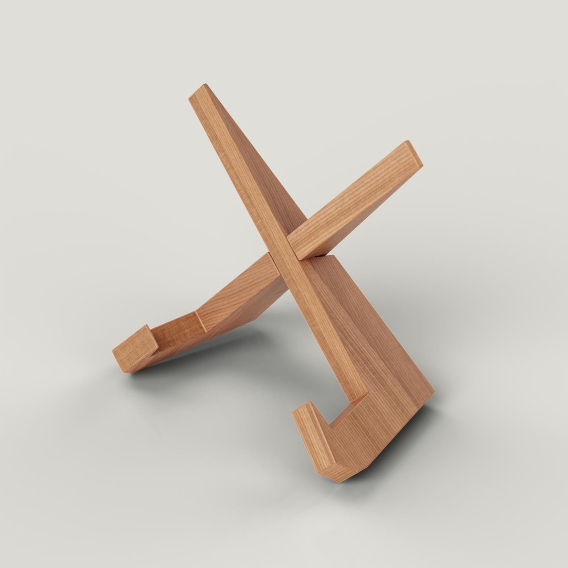 Vinyl Record Stand - an Elegant Display Shelf Made From Solid Wood - A ...