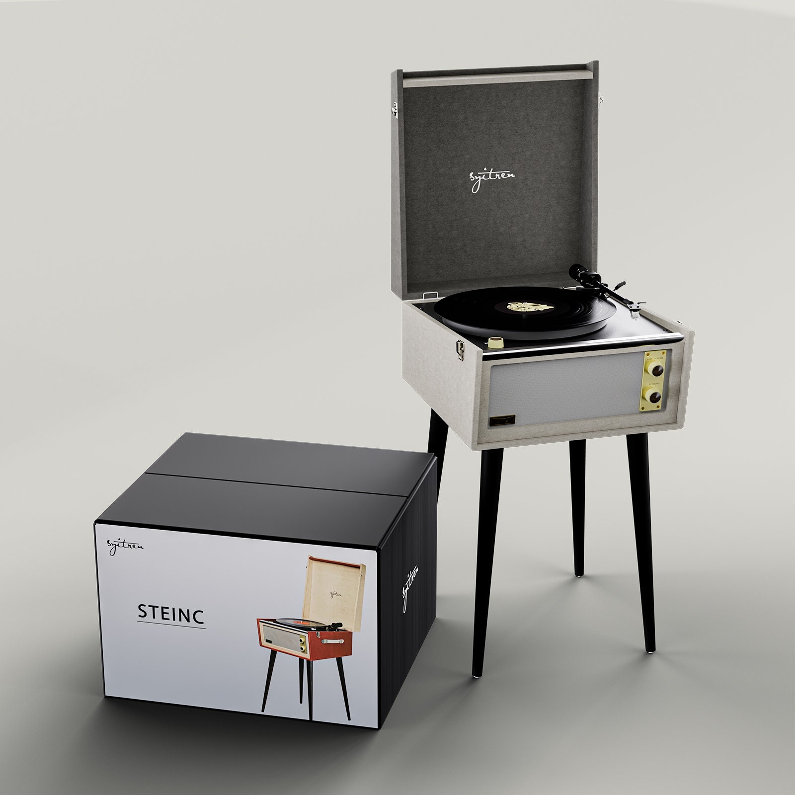 Floor Standing Vintage Vinyl Turntable AT-3600 Cartridge With Bluetooth ...
