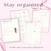 2025 Coquette Bow Digital Planner, Goodnotes iPad Planner With 2025 ...