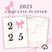 2025 Coquette Bow Digital Planner, Goodnotes iPad Planner With 2025 ...