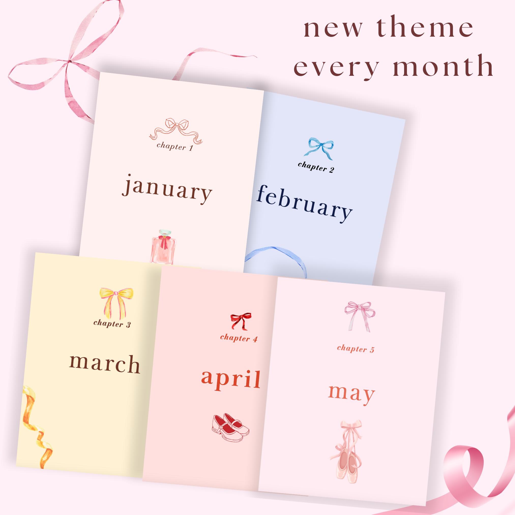 2025 Coquette Bow Digital Planner, Goodnotes iPad Planner With 2025 ...