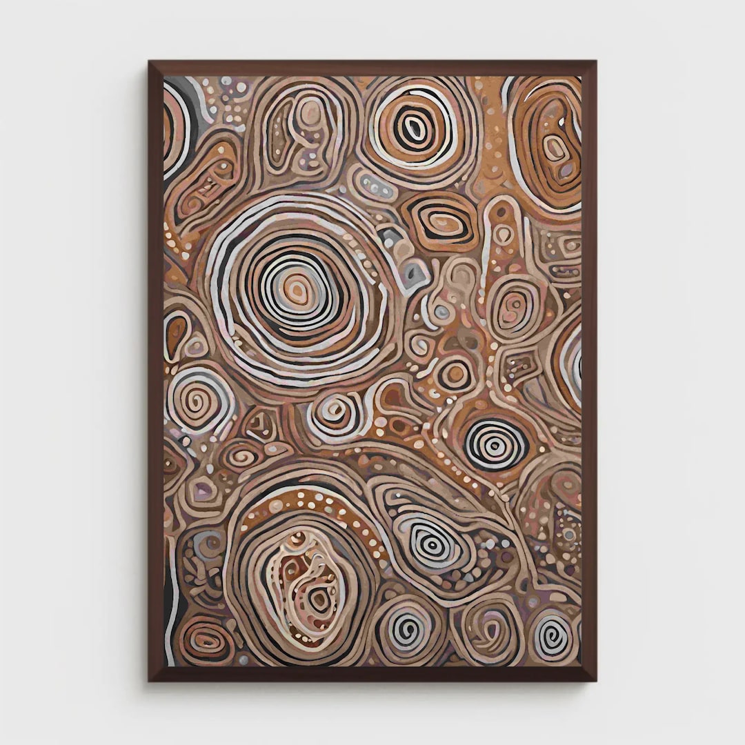 Australian Outback Digital Download, Contemporary Poster, Abstract Art ...