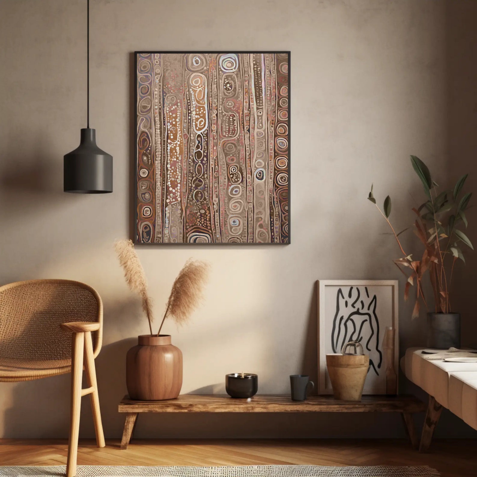 Australian Outback Digital Download, Minimalist Poster, Abstract Art ...