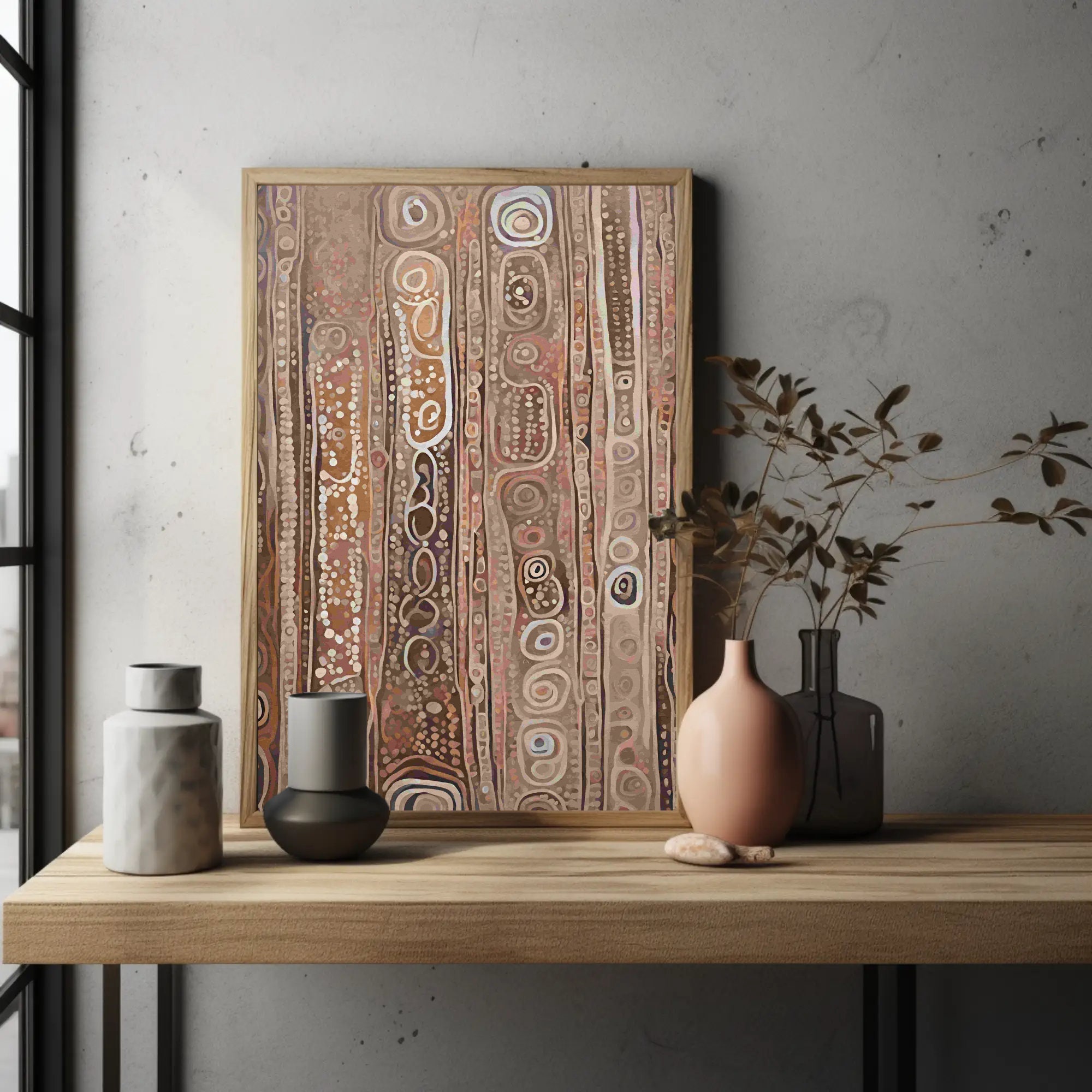 Australian Outback Digital Download, Minimalist Poster, Abstract Art ...