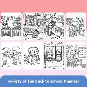 Printable Back to School Coloring Sheets First Day Kindergarten ...